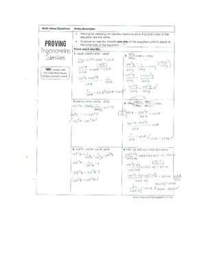 Fundamental Trig Identities Guided Practice - MAT 108 - Studocu