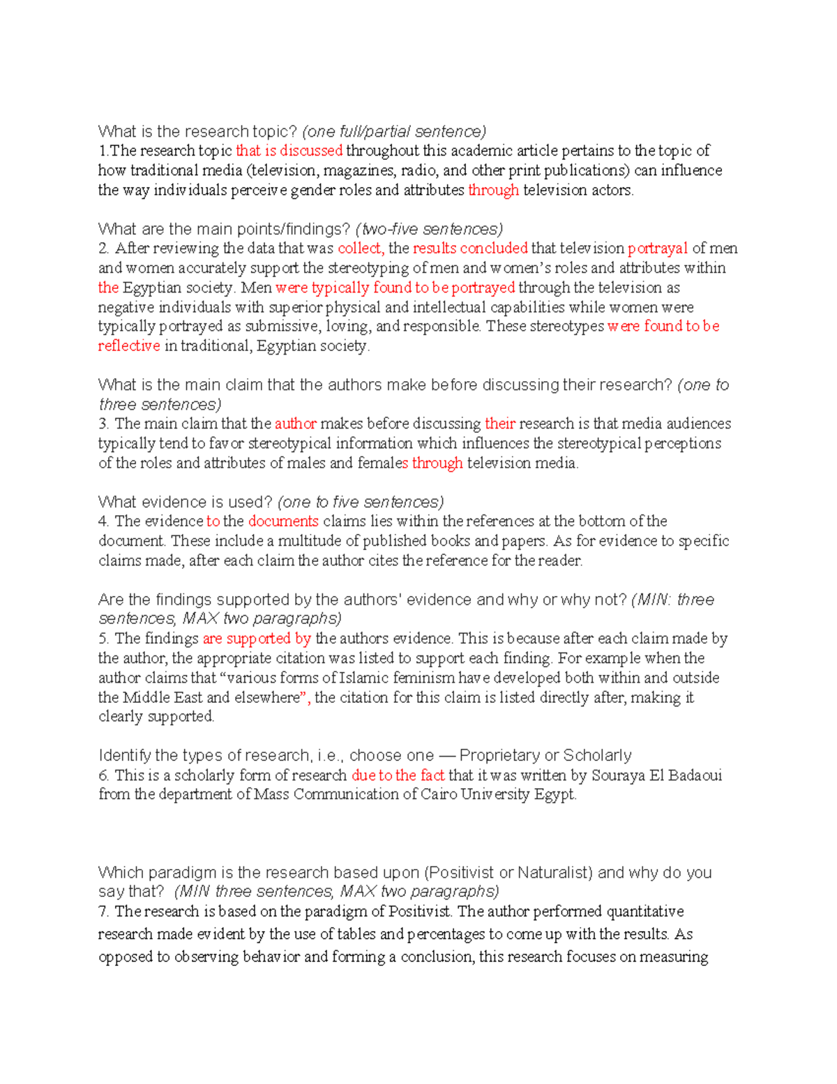 A4 - A4 examples, references, and information to include in assignment ...