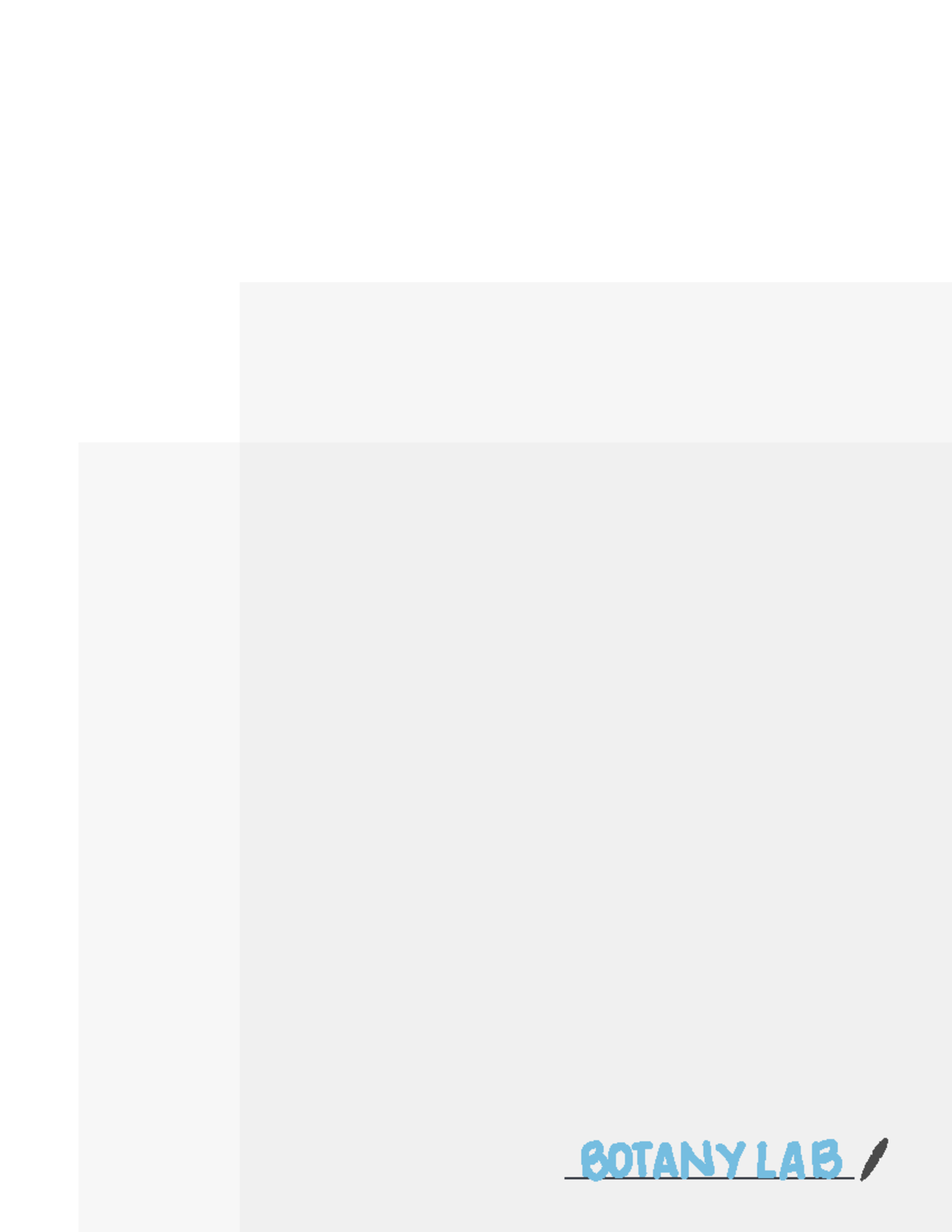 Botany lab notes - BOTANY LAB Botany Lab INTRODUCTION TO MICROSCOPE ...