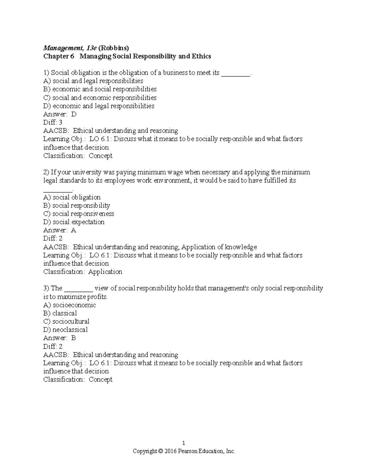 Chapter 6 - the best - Management, 13e (Robbins) Chapter 6 Managing ...
