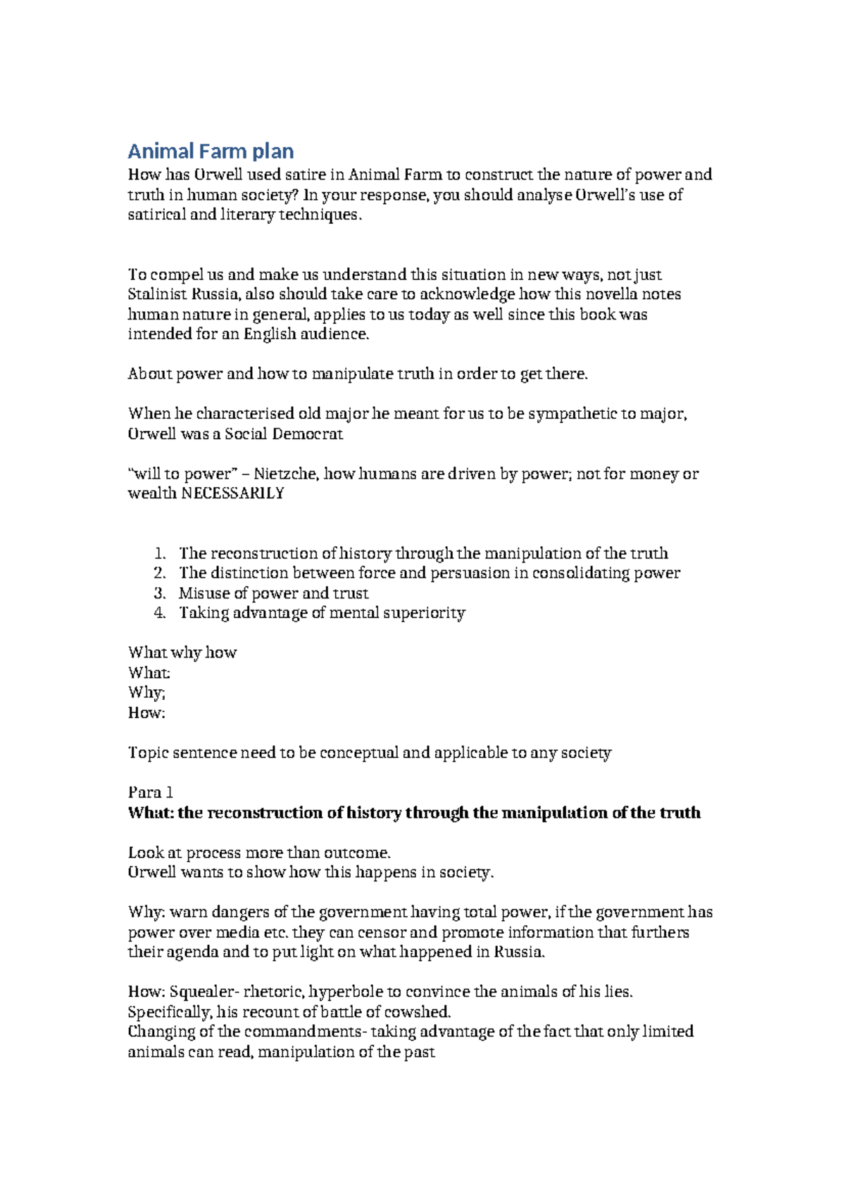 Animal-farm-plan - This provides a plan for the animal farm first ...