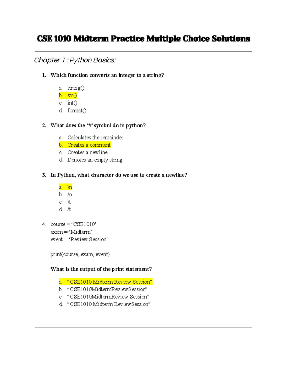 Cse1010 Practice Exam 1 Solutions Deprecated Api Usage The Svg Back