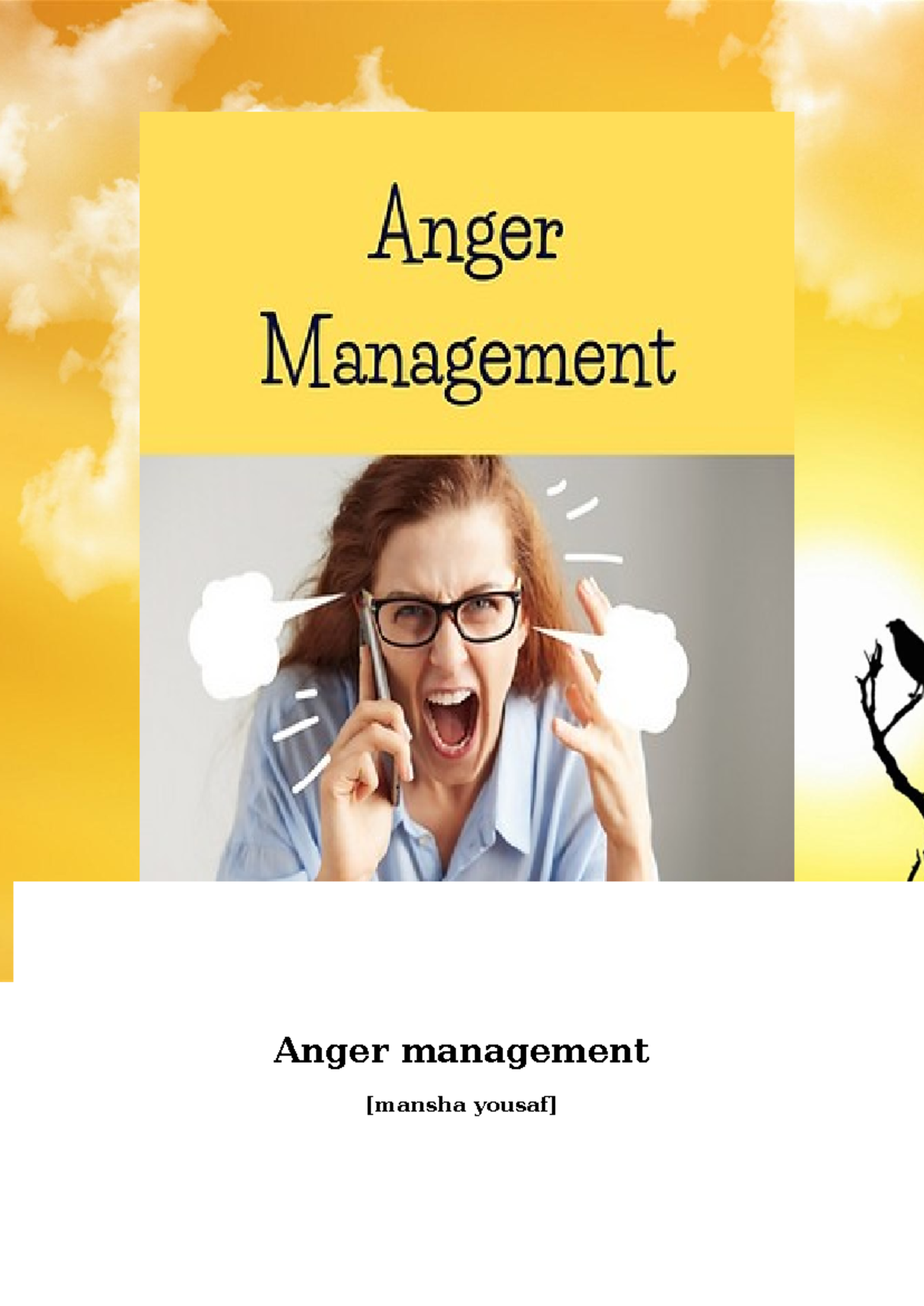 Anger managements - Anger management [mansha yousaf] Anger managements ...