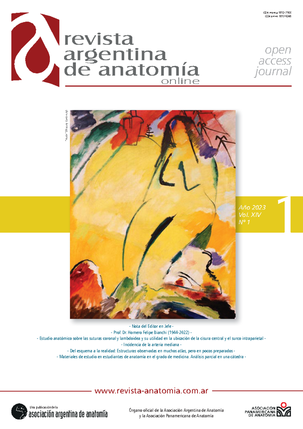 2023 1 revista argentina de anatomia - revista argentina de anatomía ...