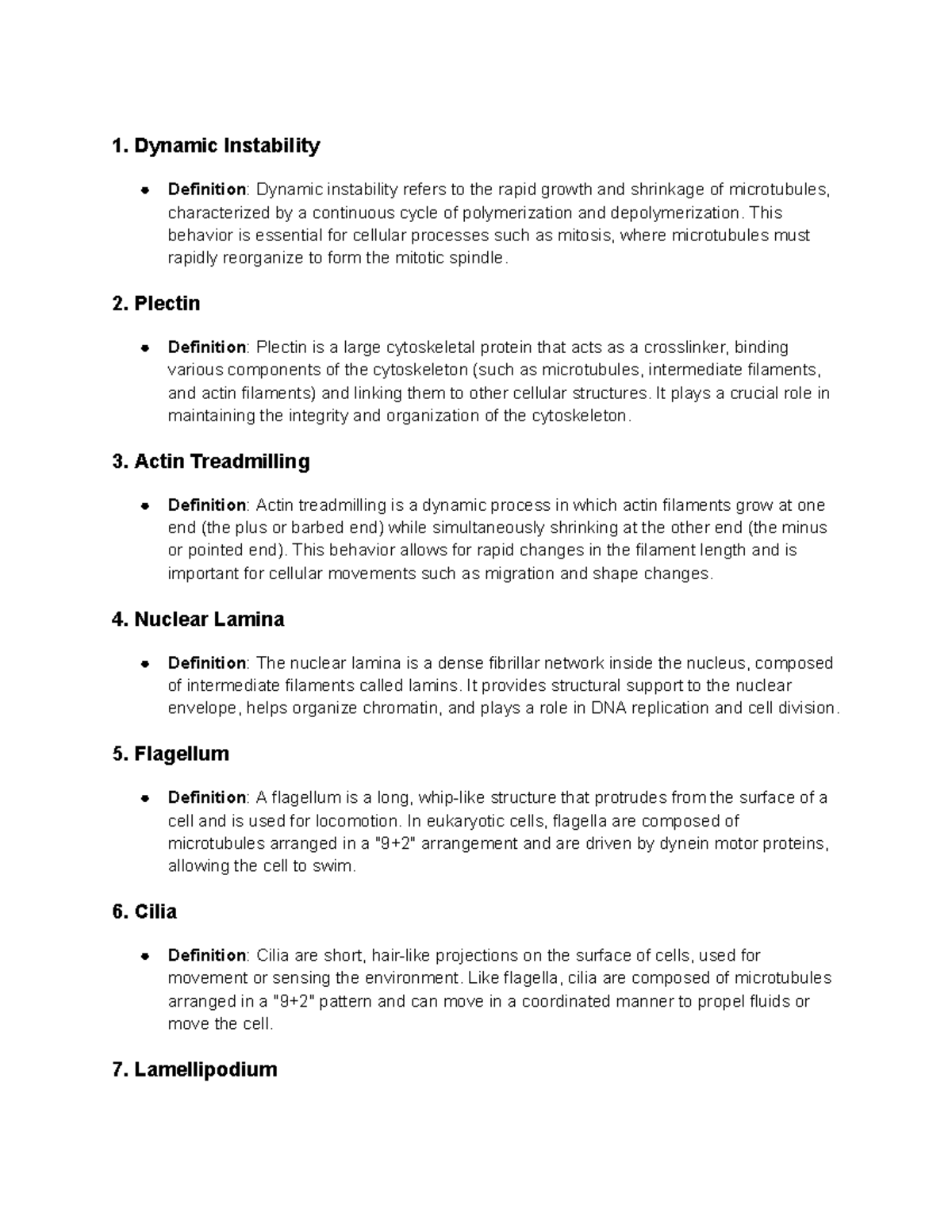 Lec 7 8 - yeah - 1. Dynamic Instability Definition: Dynamic instability ...