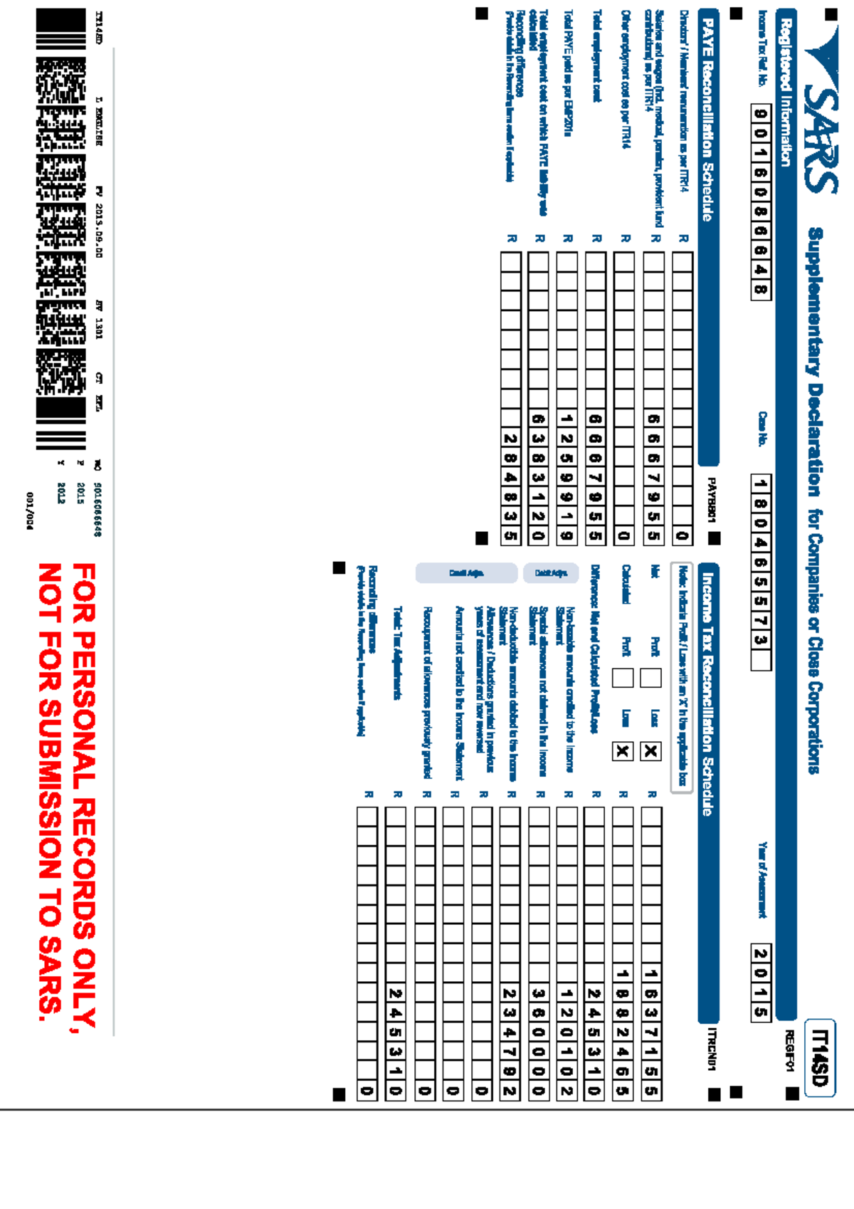 TRS - IT14SD 2015 - Other - FAC3703 - Studocu