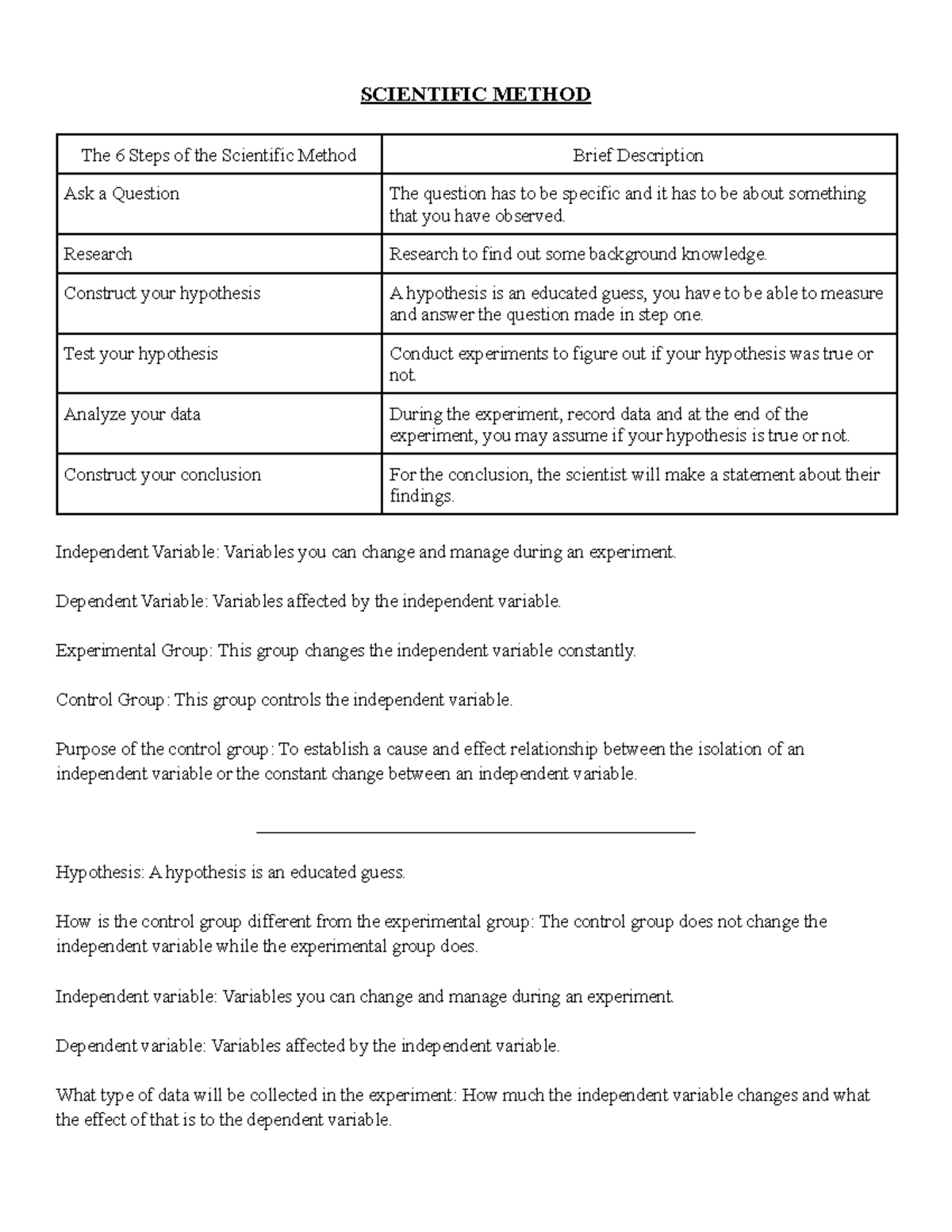 Copy of Regents Bio Summer Homework 2022 - Guided Answer Sheet ...