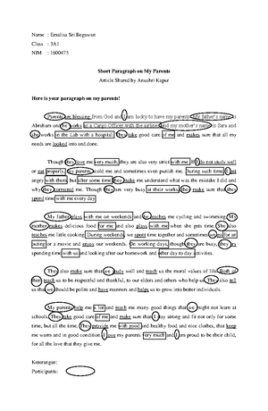 Process Types (Grammar) - Name : Emalisa Sri Begawan Class : 3A NIM ...