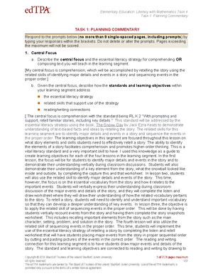 Task 2 Instruction Commentary - Task 2 Instruction Commentary 1. Which ...