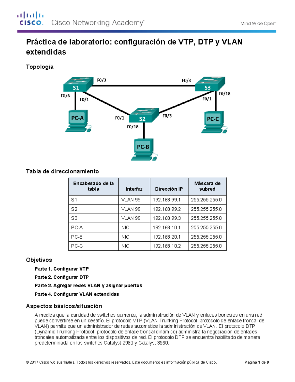 2.1.4.5 Lab - Practicas de redes 3 - Práctica de laboratorio ...