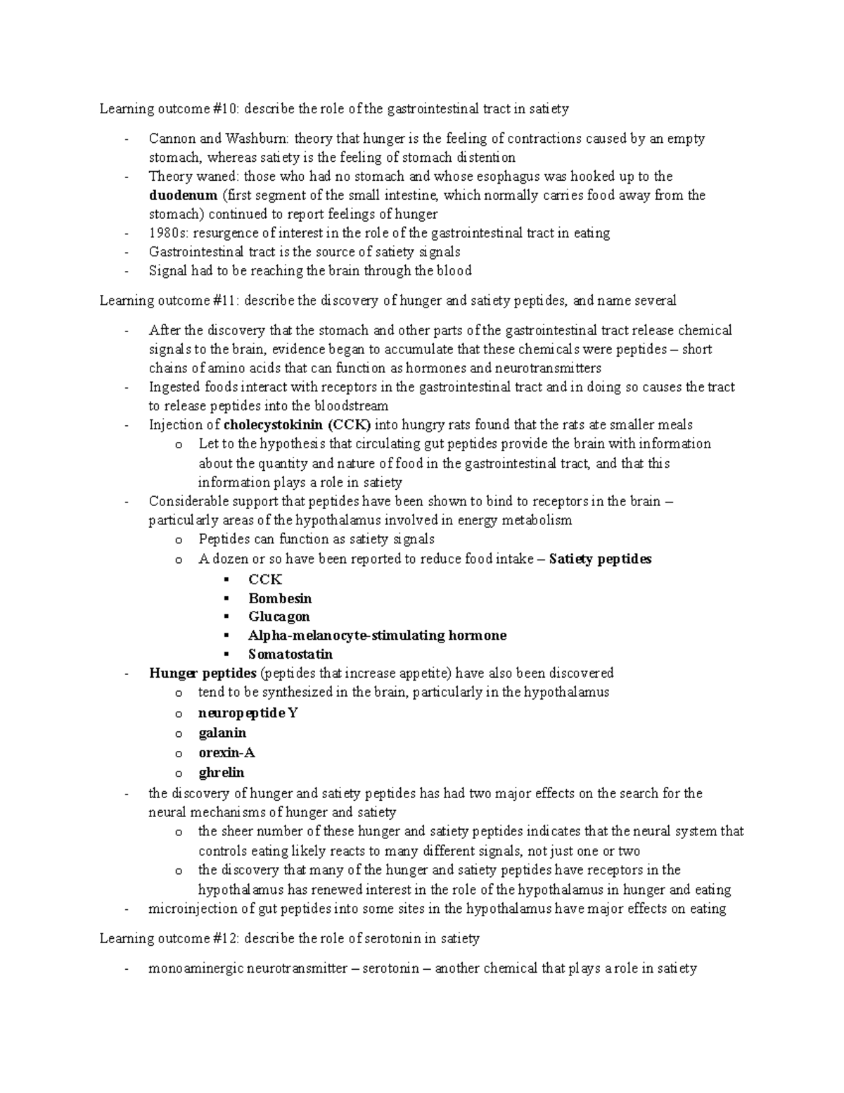 Practice - Lecture notes Learning outcome - Learning outcome #10 ...