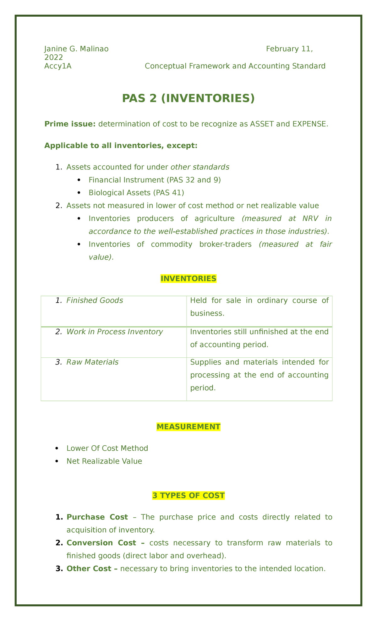 4 - PAS 2 (Inventories) - Janine G. Malinao February 11, 2022 Accy1A ...