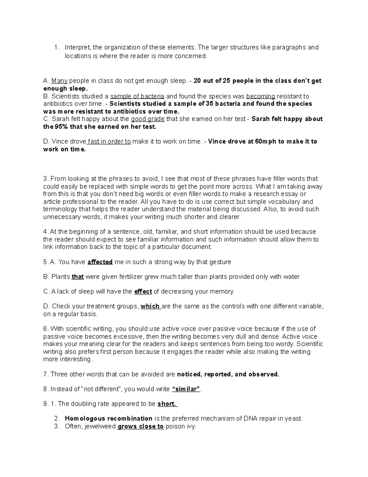 Writing book chapters 1,2,3 - Interpret; the organization of these ...