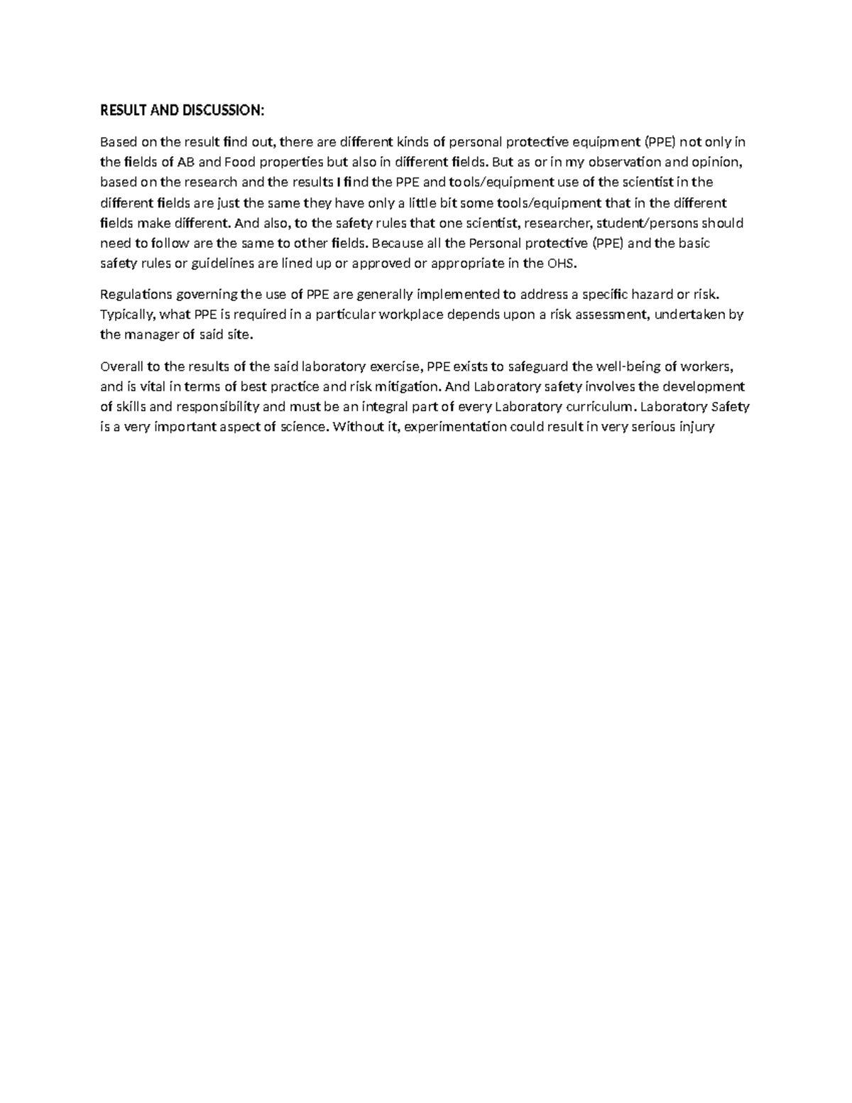 Result AND Discussion - insight - RESULT AND DISCUSSION: Based on the ...