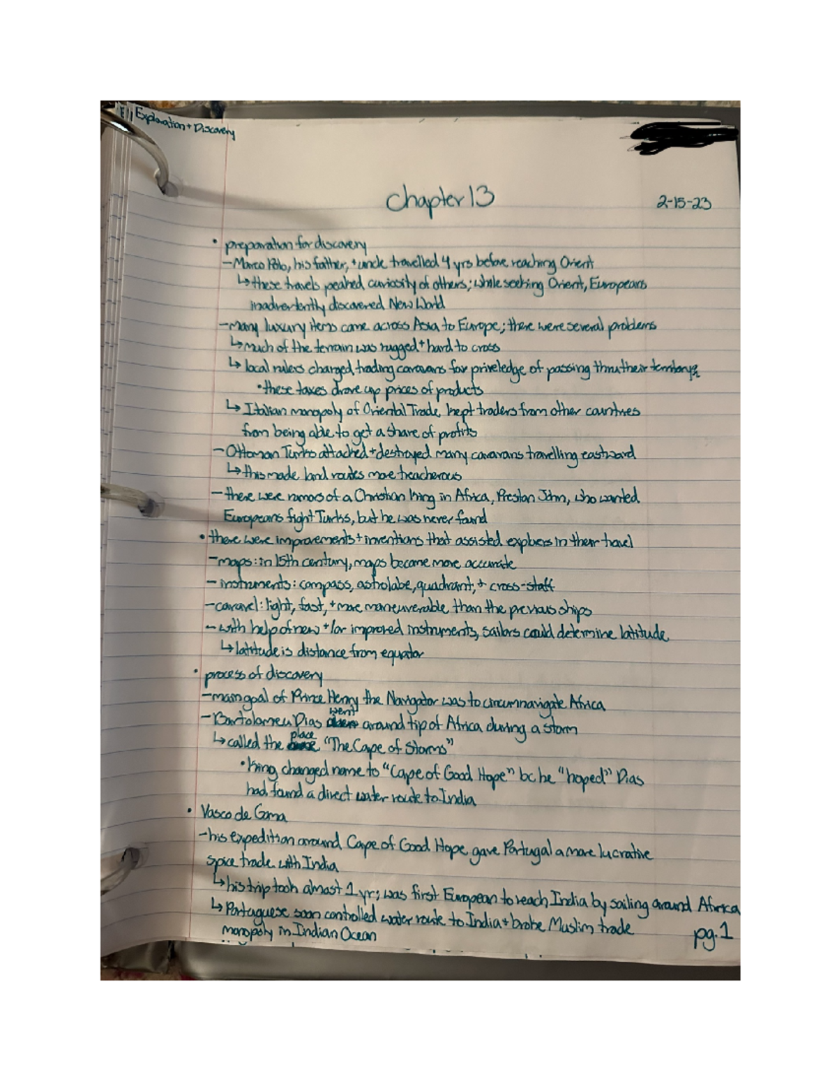 Untitled document - Notes came from Chapter 13 in World History book ...
