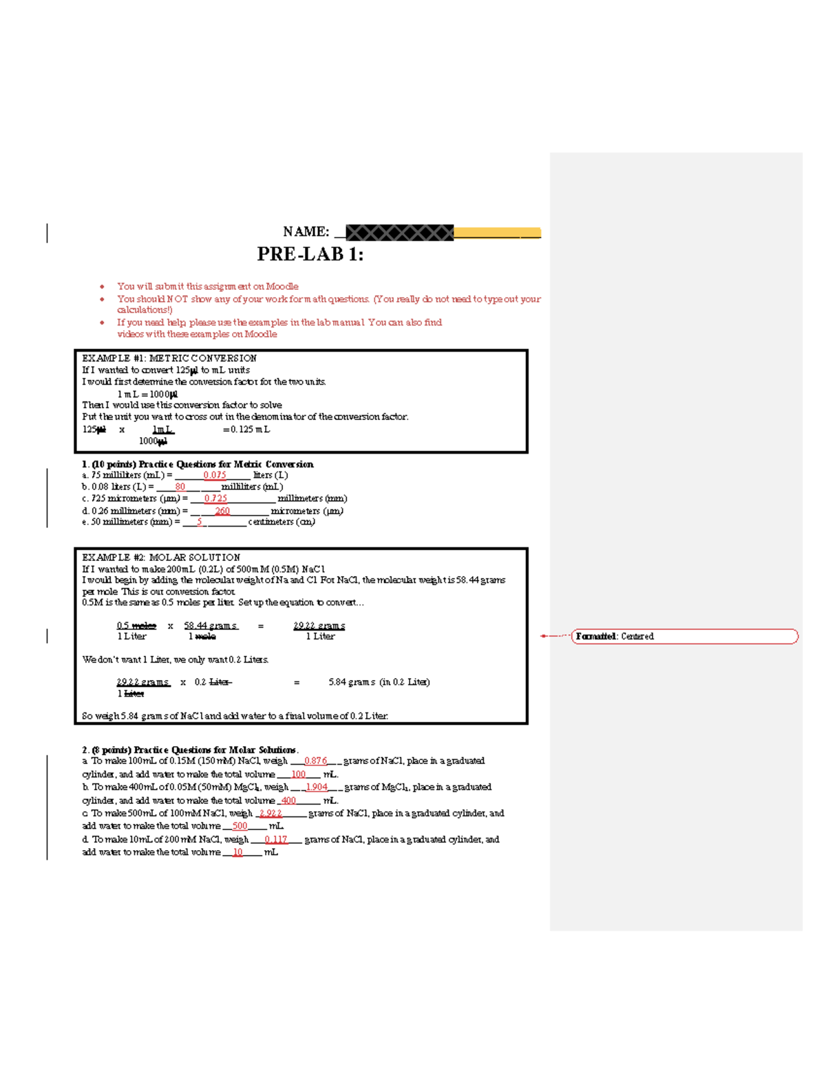 1- Pre LAB 1-F21 - Pre-lab - NAME: Jerry Anescar______________ PRE-LAB 1 : You will submit this ...