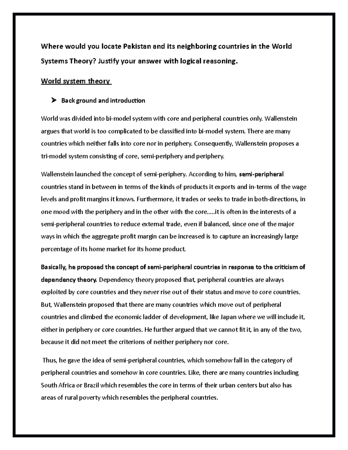 Contemporary Sociological Theories project - Where would you locate ...