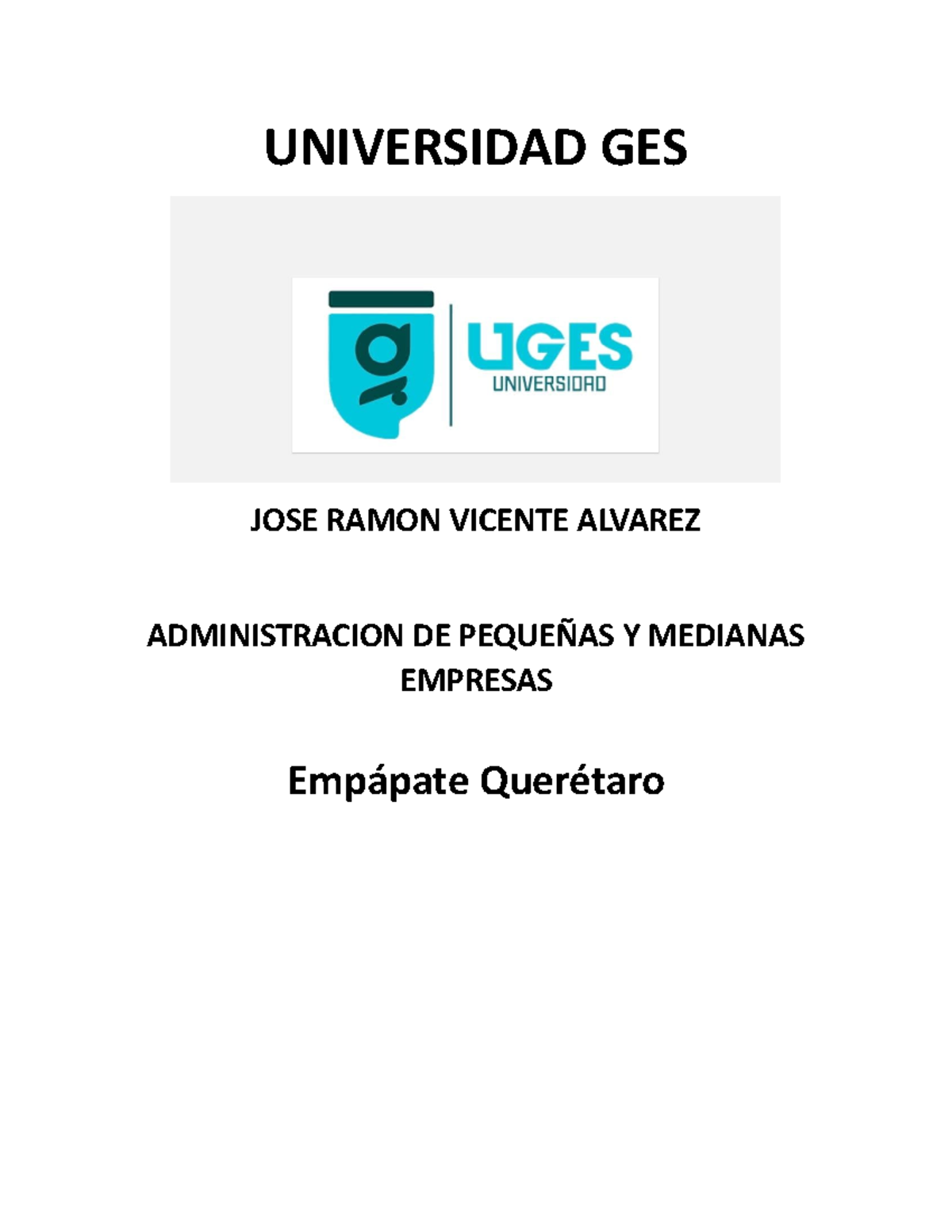 Negocio DE Papas Fritas - UNIVERSIDAD GES JOSE RAMON VICENTE ALVAREZ ...