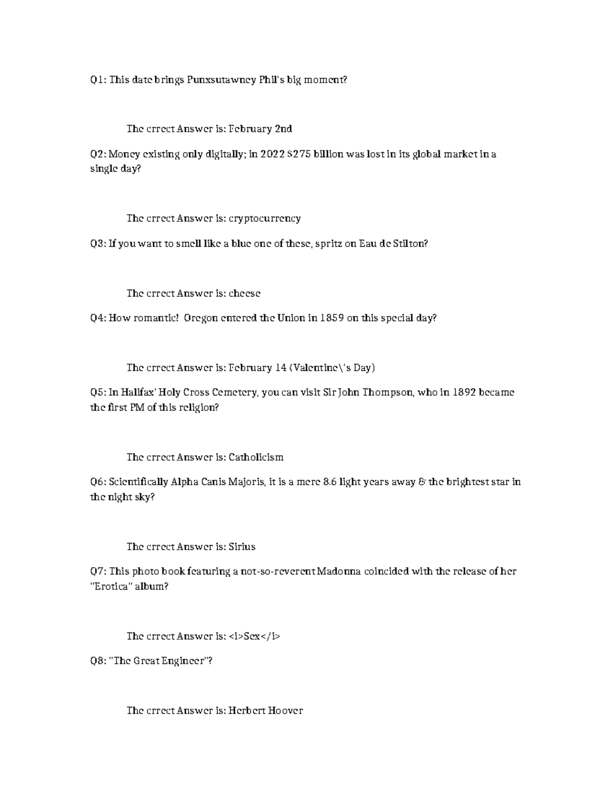 2 Answer for NJAI - practice material - Q1: This date brings ...