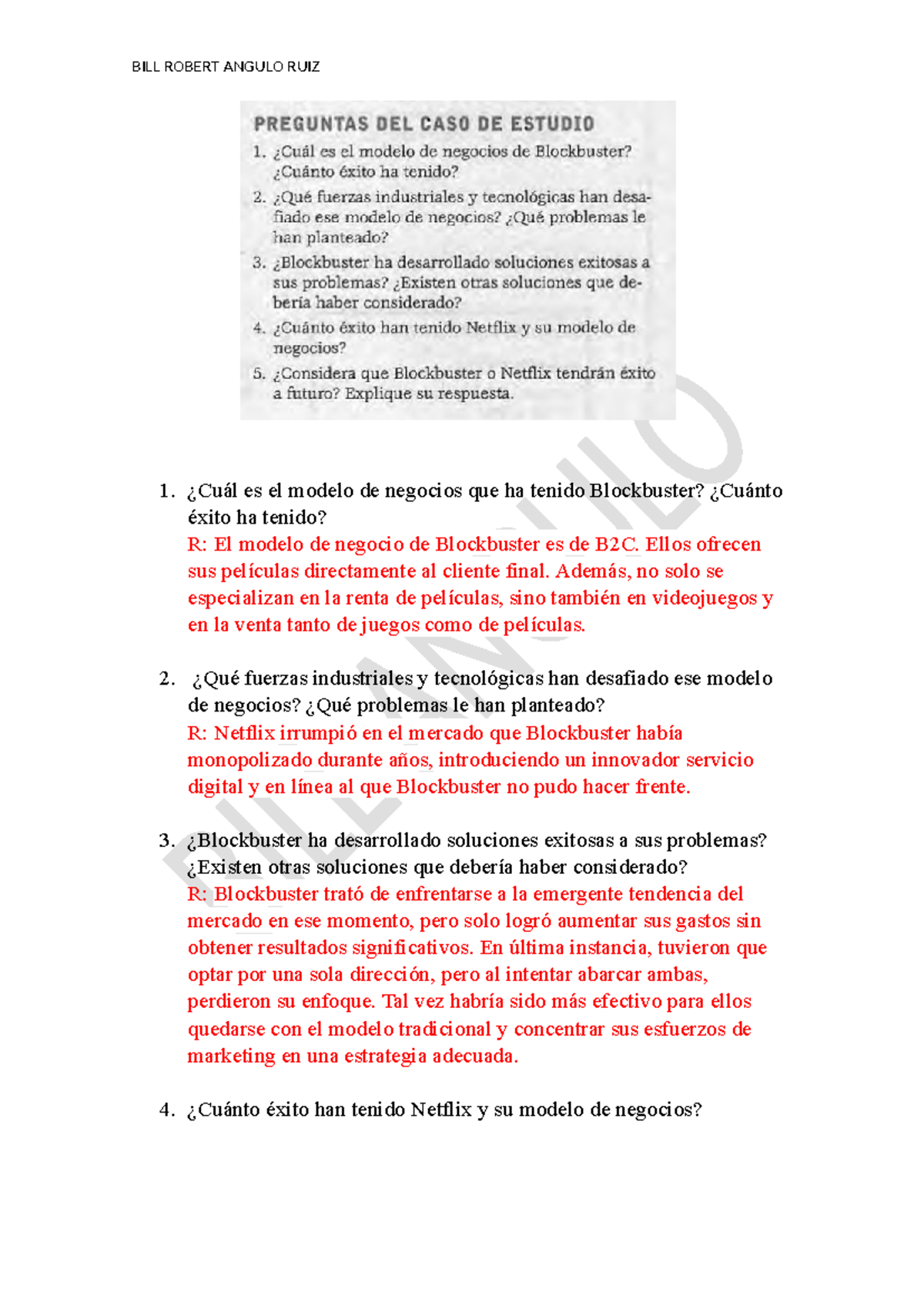 Diseño organizacional Bill Angulo - BILL ROBERT ANGULO RUIZ 1. ¿Cuál es ...