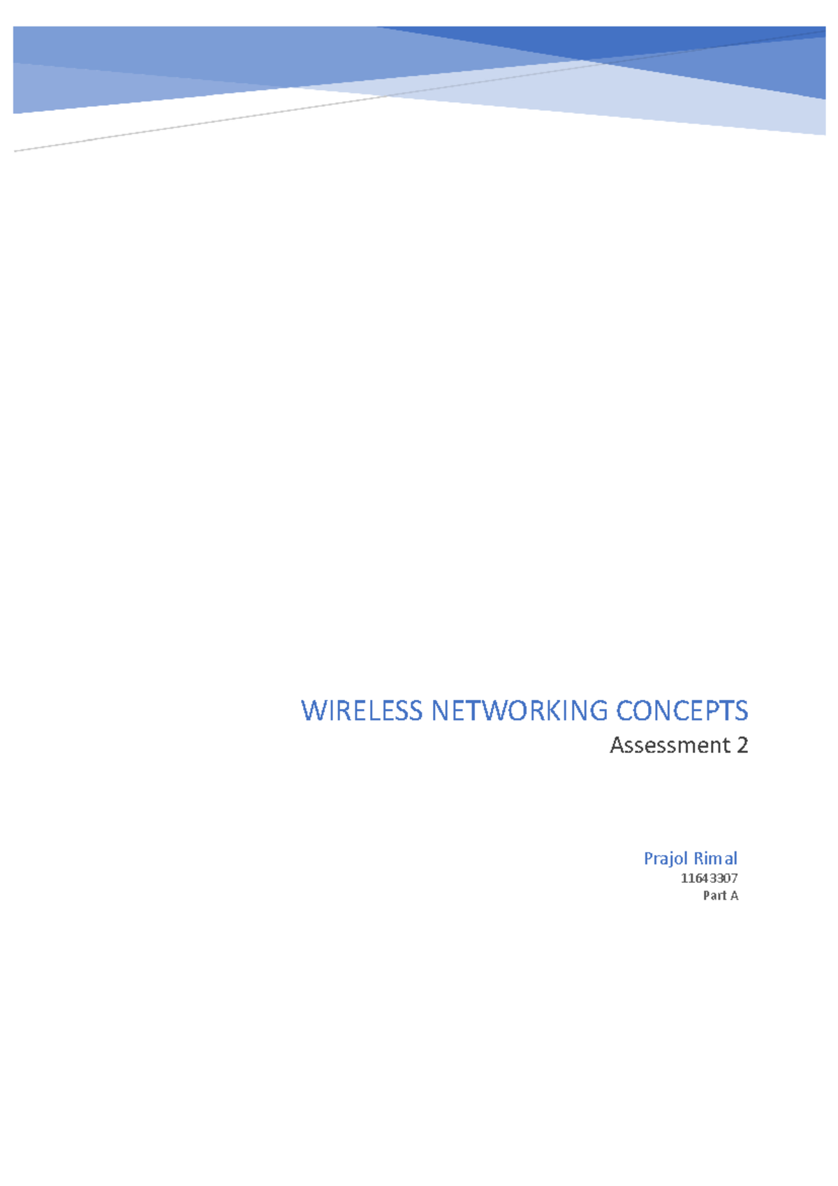 RFID - ITC513 RFID Practice materials - Prajol Rimal 11643307 Part A ...