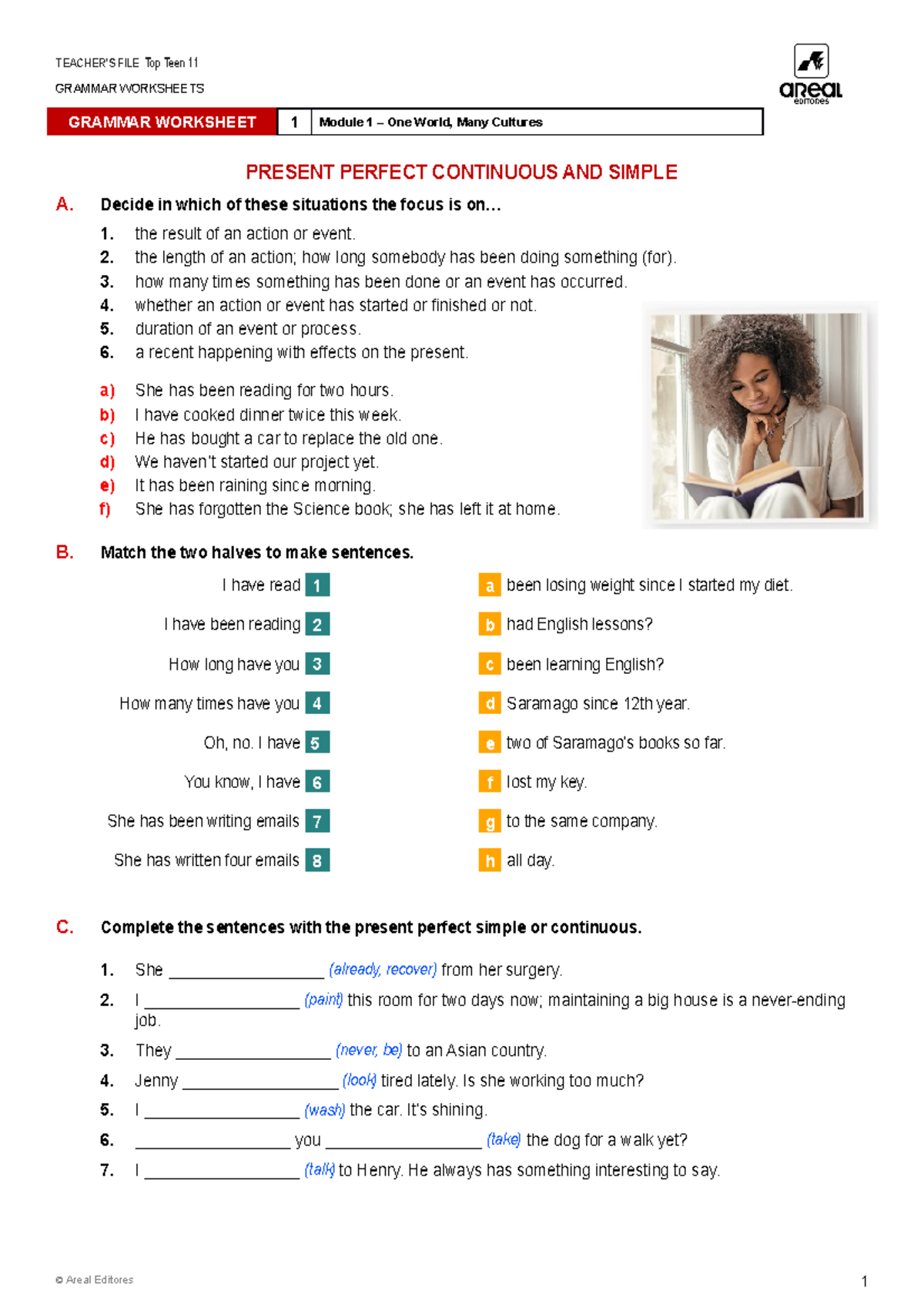 Ae tt11 gram works 1 - Exs de aplicação 2 - TEACHER’S FILE Top Teen 11 ...