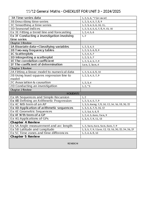 Qce General Math - Formula Sheet - Formula book General Mathematics v1 ...