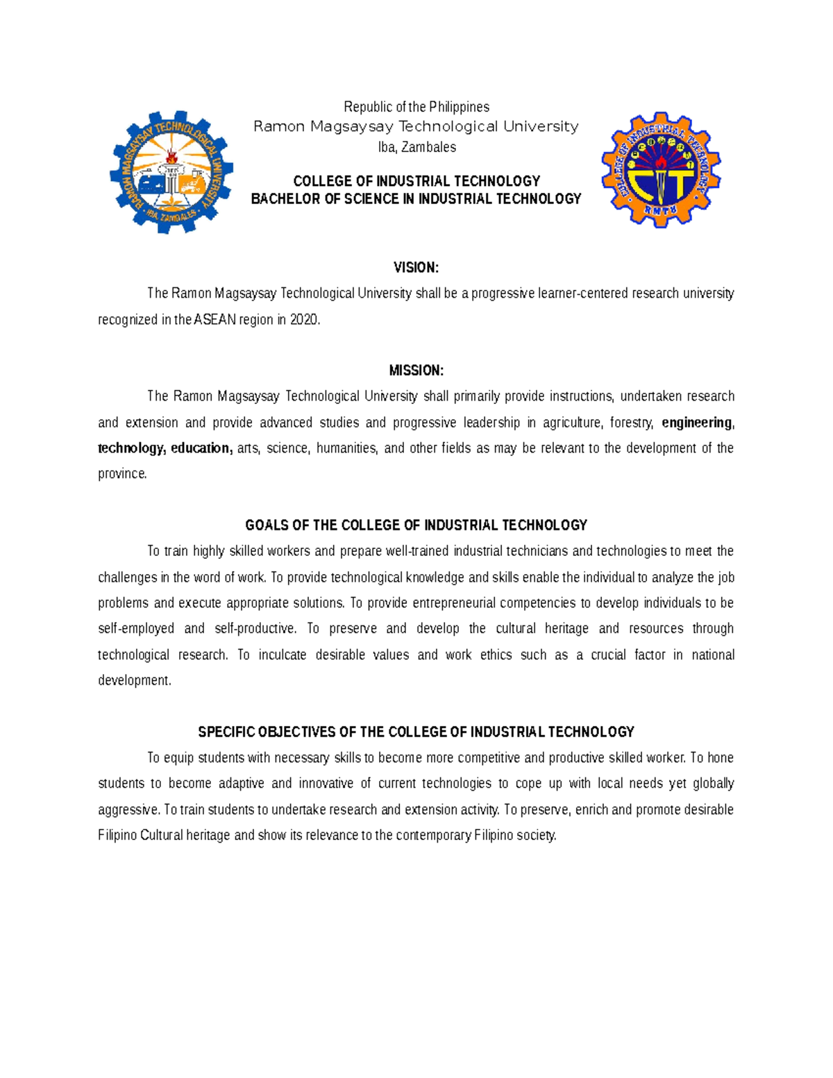 333090621 Computer Fundamentals Syllabus - Republic of the Philippines ...