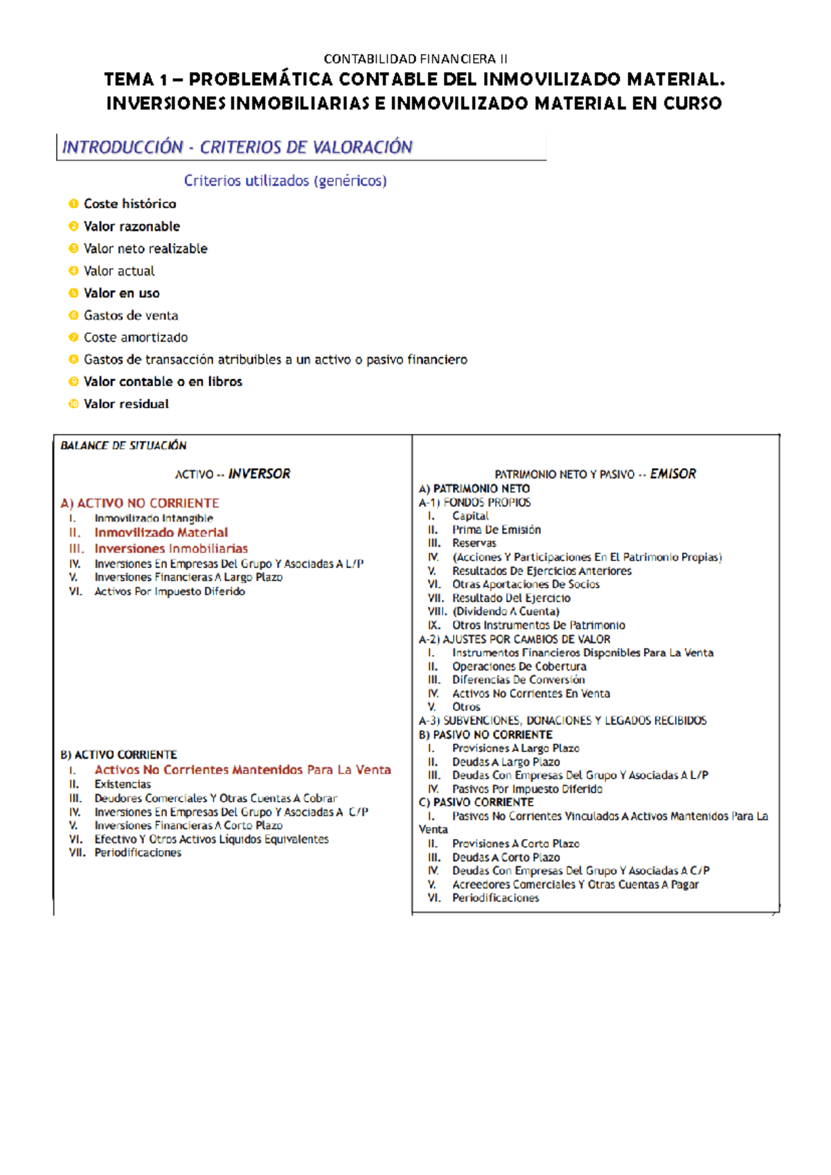 Tema 1 (Conta Financiera II) - Contabilidad Financiera II - TEMA 1 ...