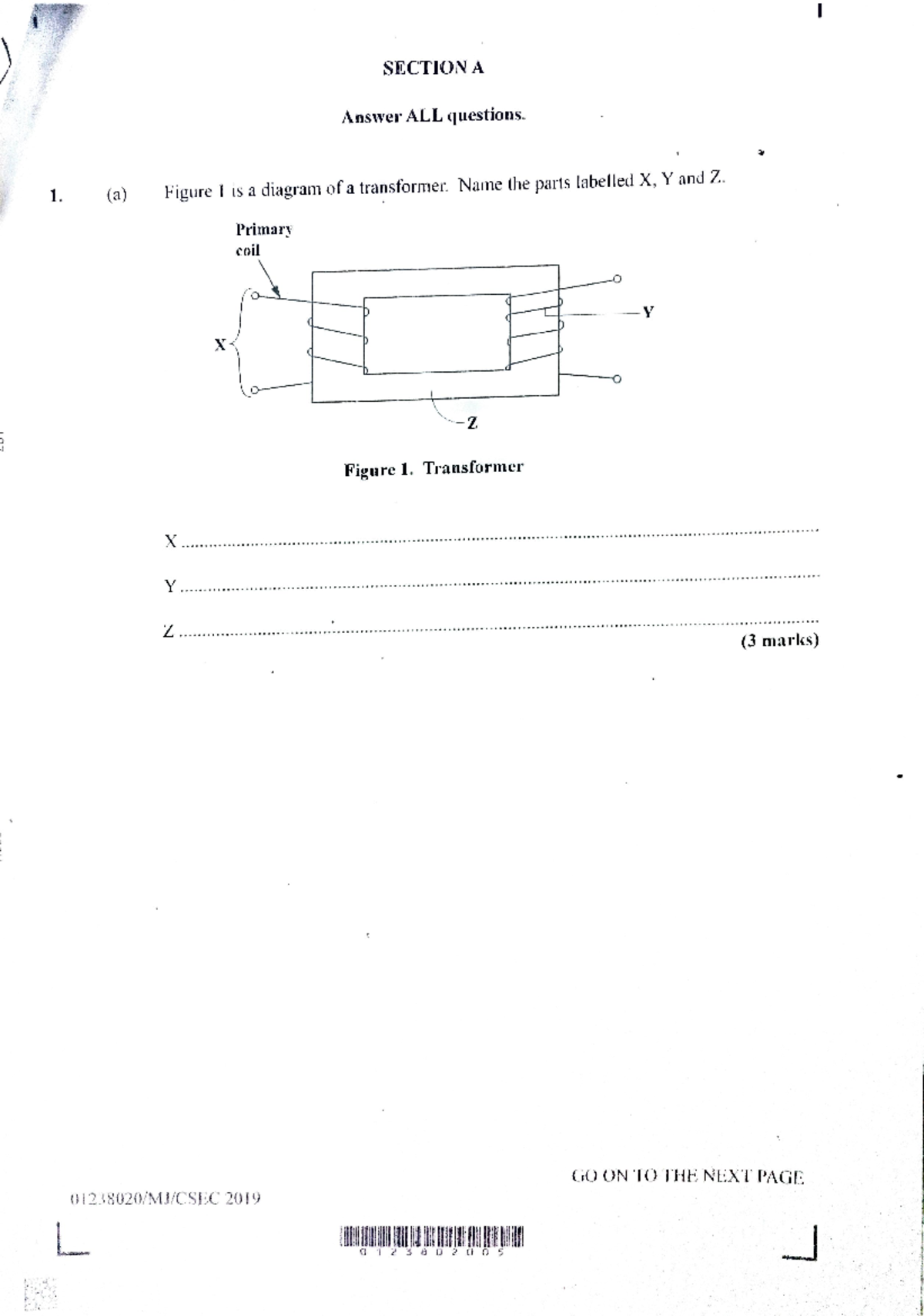 Physics 2019 P2 JUN - Paper 2 - CSEC Physics - Studocu