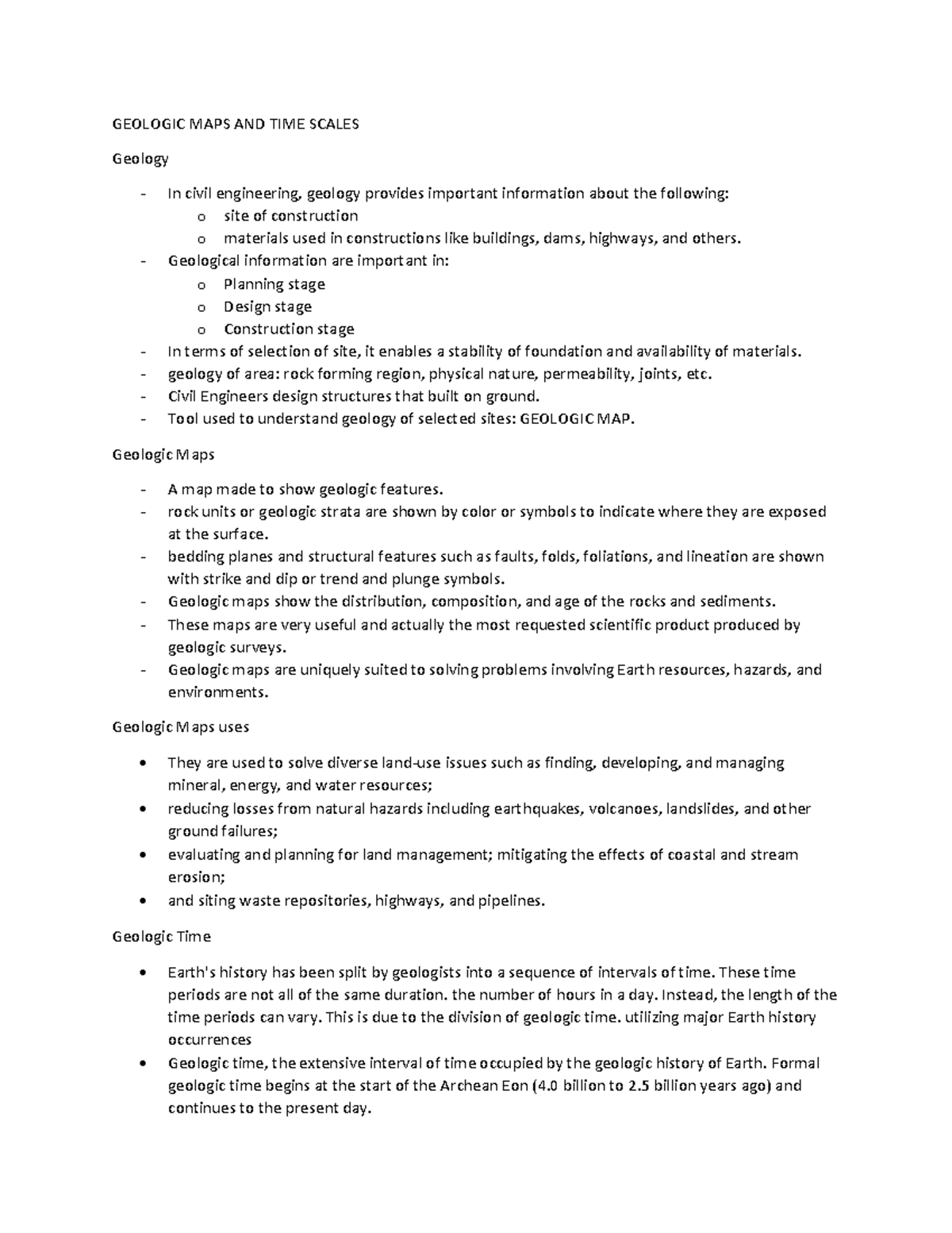 2. Geologic Maps and Time Scales - GEOLOGIC MAPS AND TIME SCALES ...