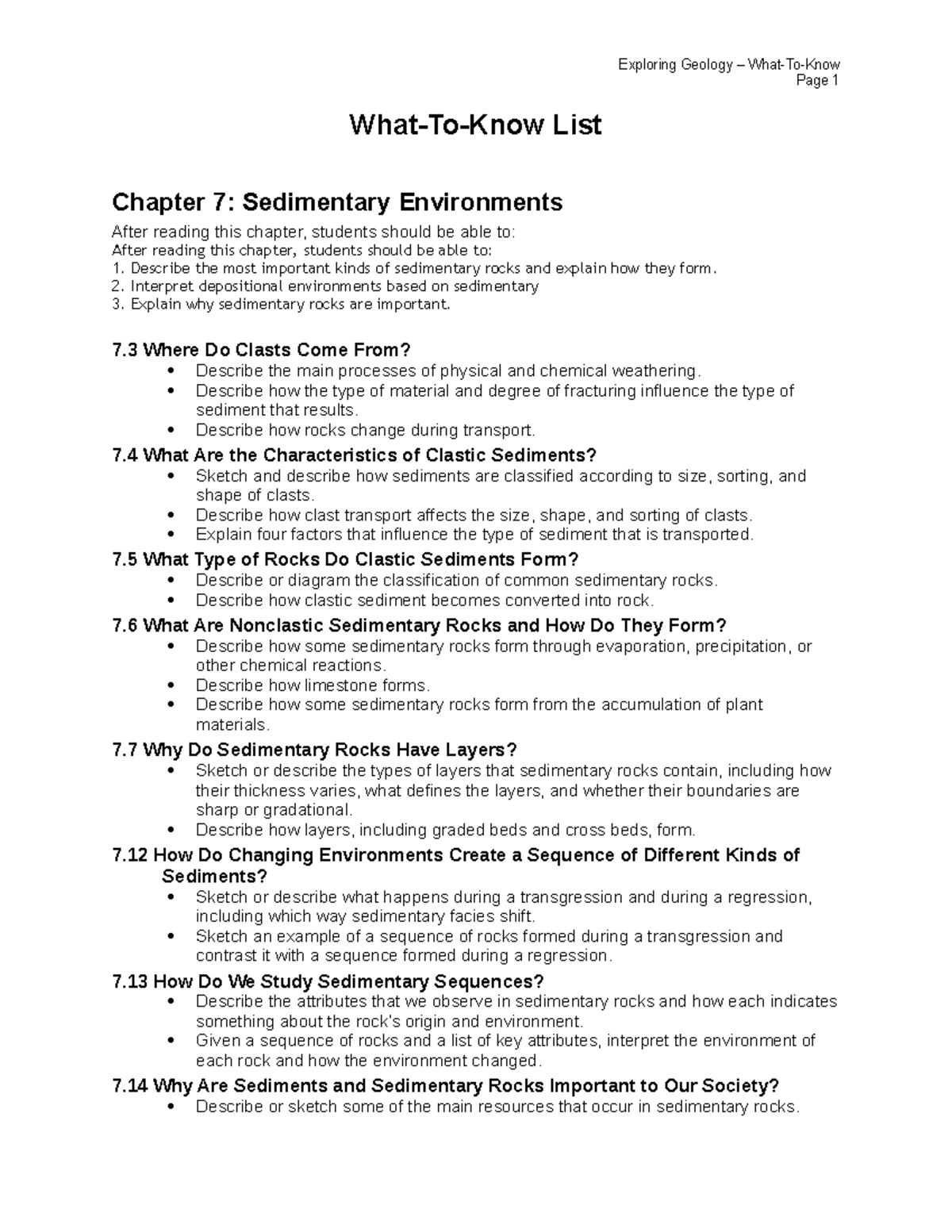 Exploring Geology (5e) Ch #7 What To Know - Exploring Geology – What-To ...