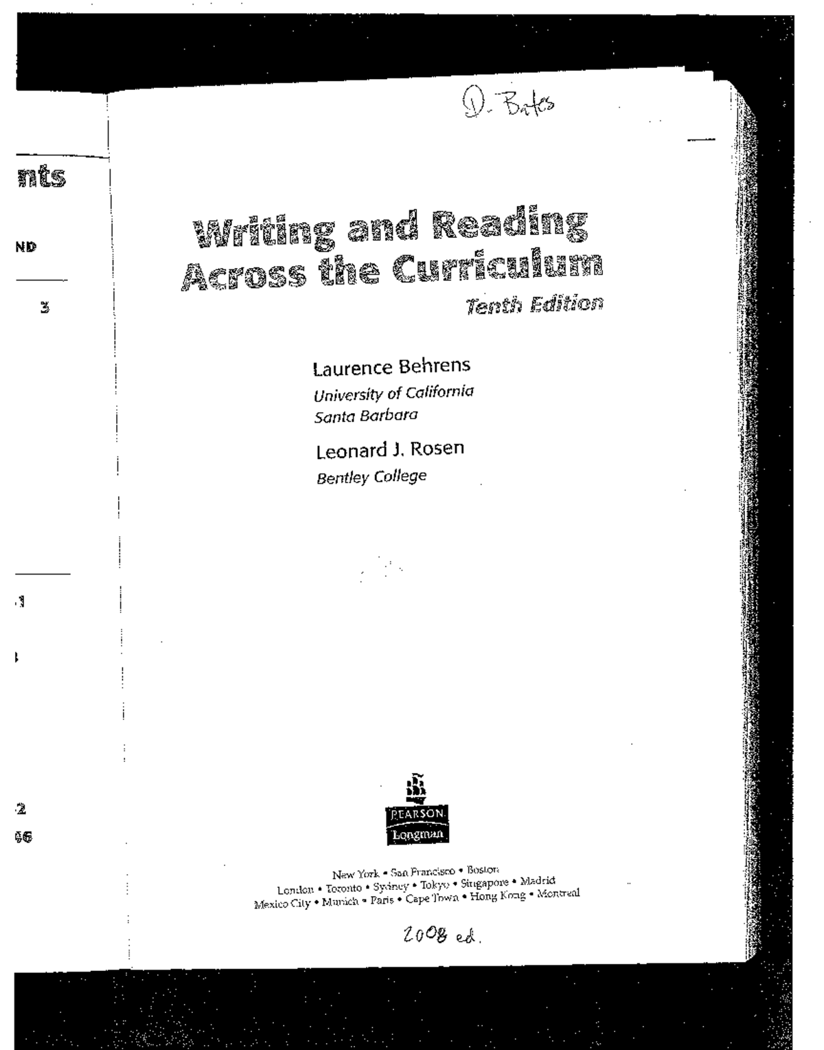 04ethe mall readings from writing and reading across - Commerce - Studocu