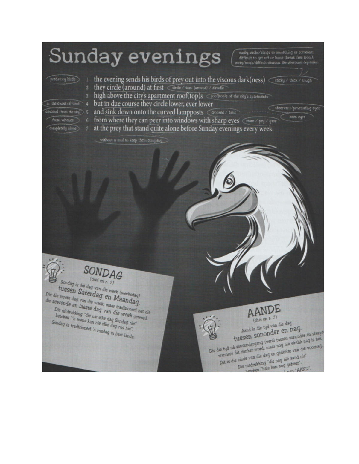 Engelse vertaling Sondagaande & Blokraai - AFL1501 - Studocu