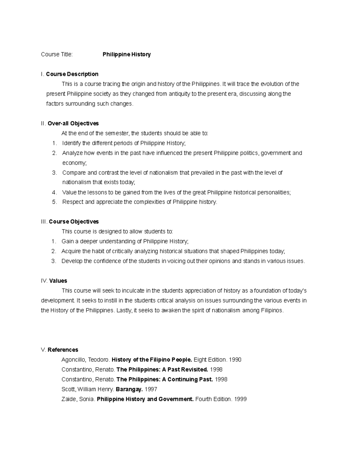29782502-Philippine-History - Course Title: Philippine History I ...