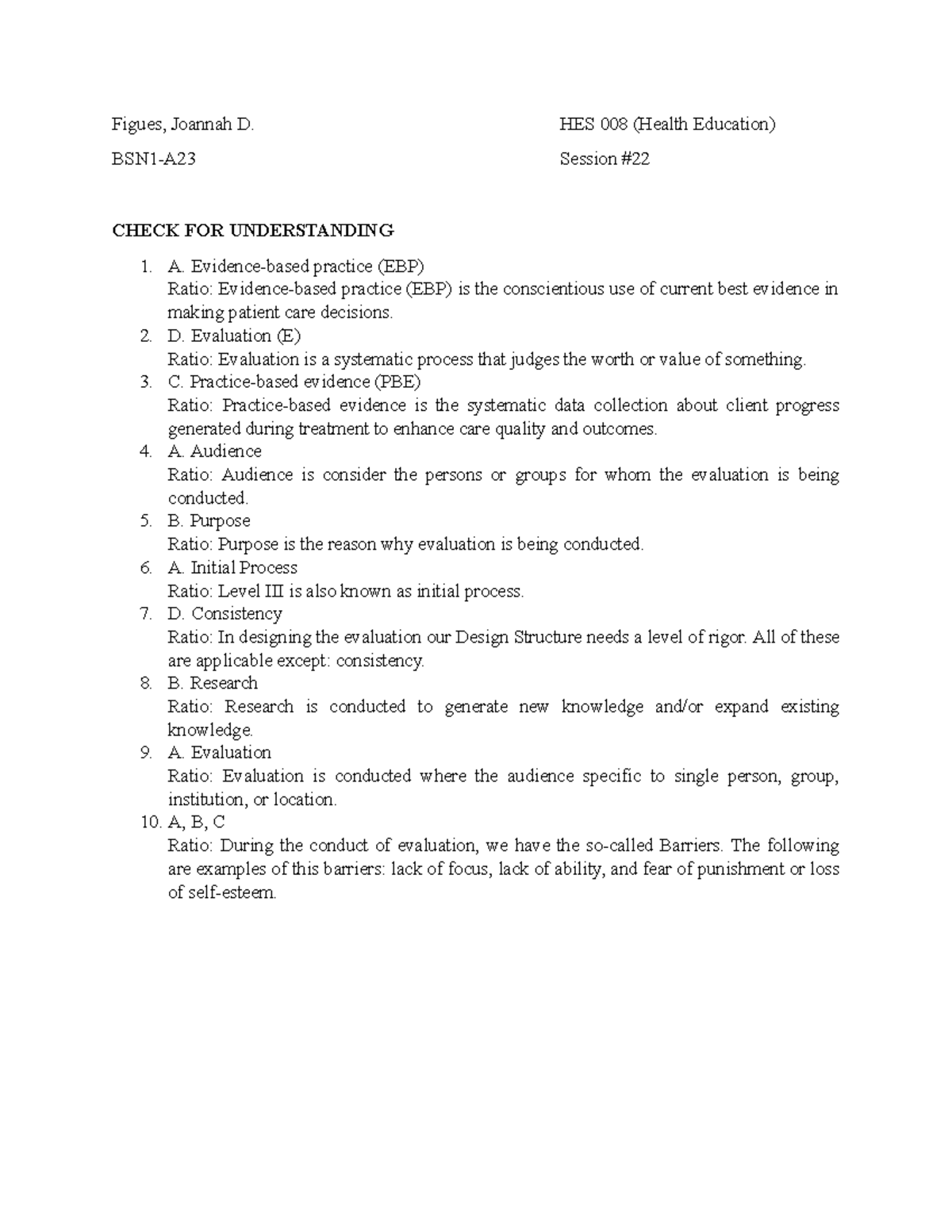 Session 22 - HES 008 - Figues, Joannah D. HES 008 (Health Education ...