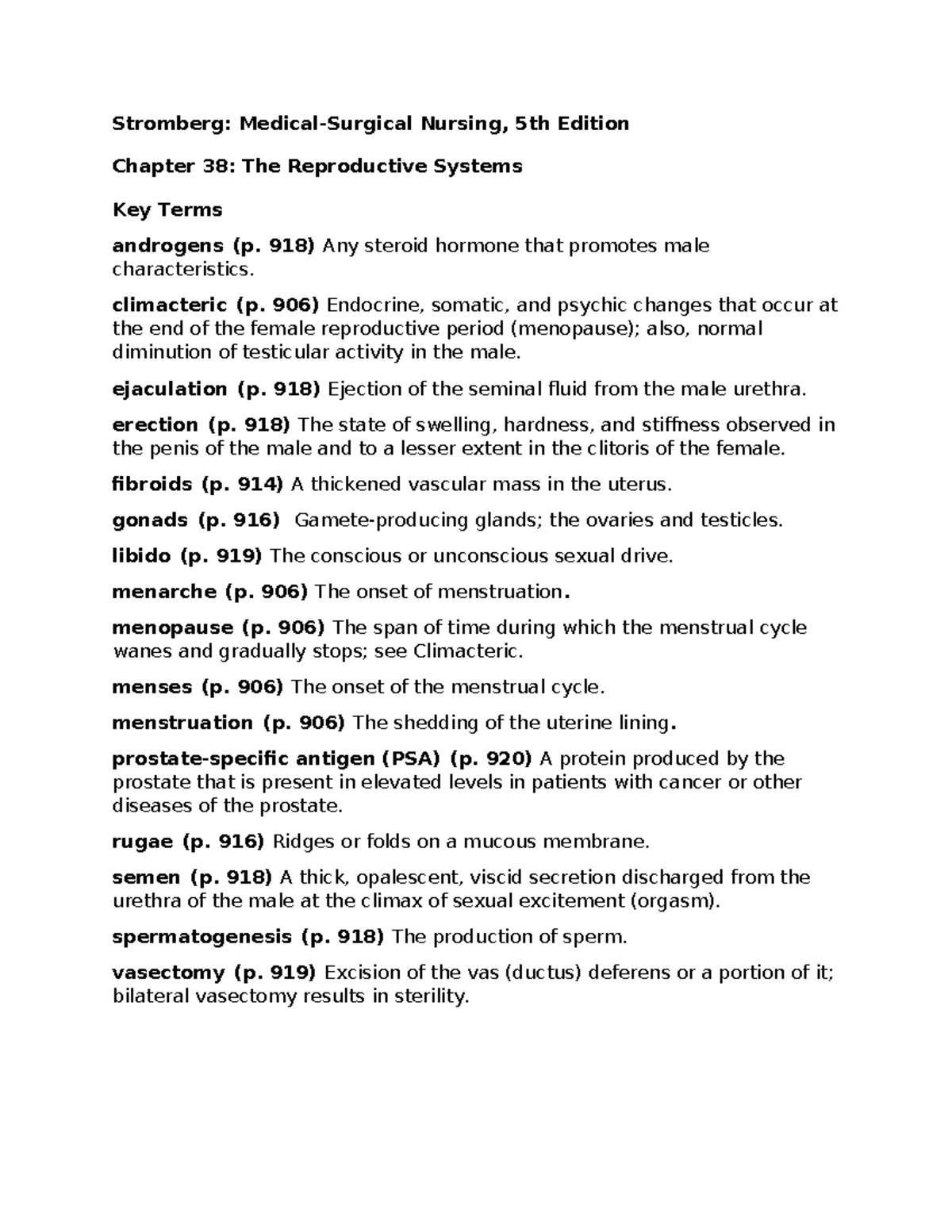 Chapter 038 - 1vsdfsdfsdfsdfsd - Stromberg: Medical-Surgical Nursing, 5th Edition Chapter 38 ...