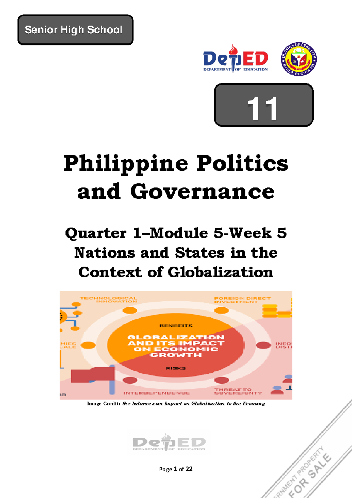 5 Q1 Pol Gov - Government the the one who make the law - Philippine ...