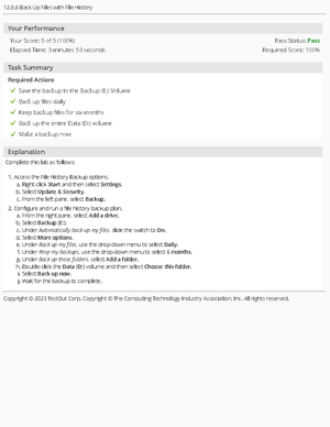14.1.6 Enable Device Logs LAB - Pass Status:Pass Required Score: 100% Lab Report Your ...