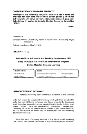 Two Way TOS - Sample Table of Specification - Content Time Spent No ...