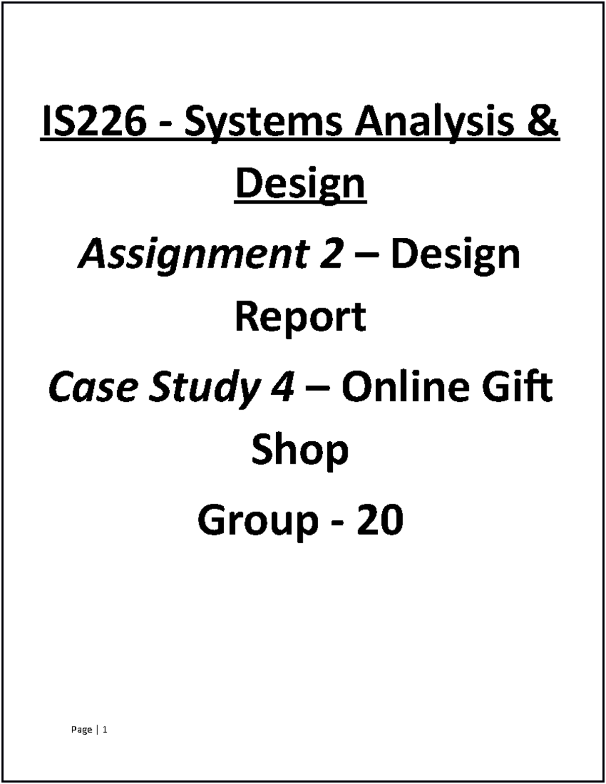 final-is226-a2-is226-systems-analysis-design-assignment-2