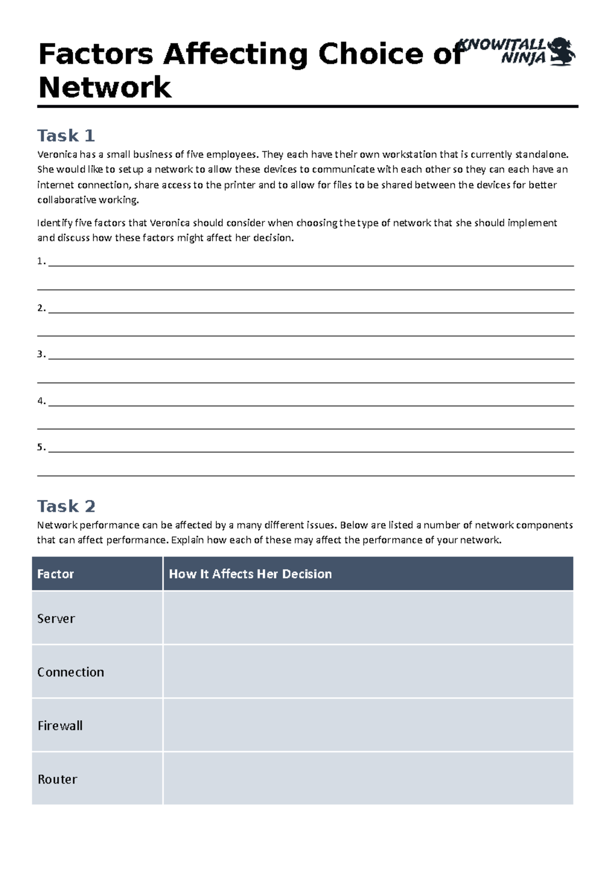 19 Factors Affecting Choice of Network - Factors Affecting Choice of ...