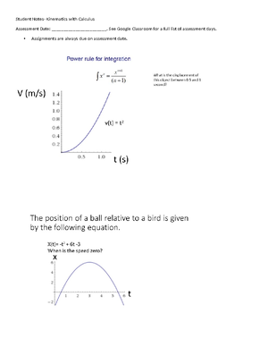 AP Physics- Calculus Package Student Version - AP Physics C: Calculus ...
