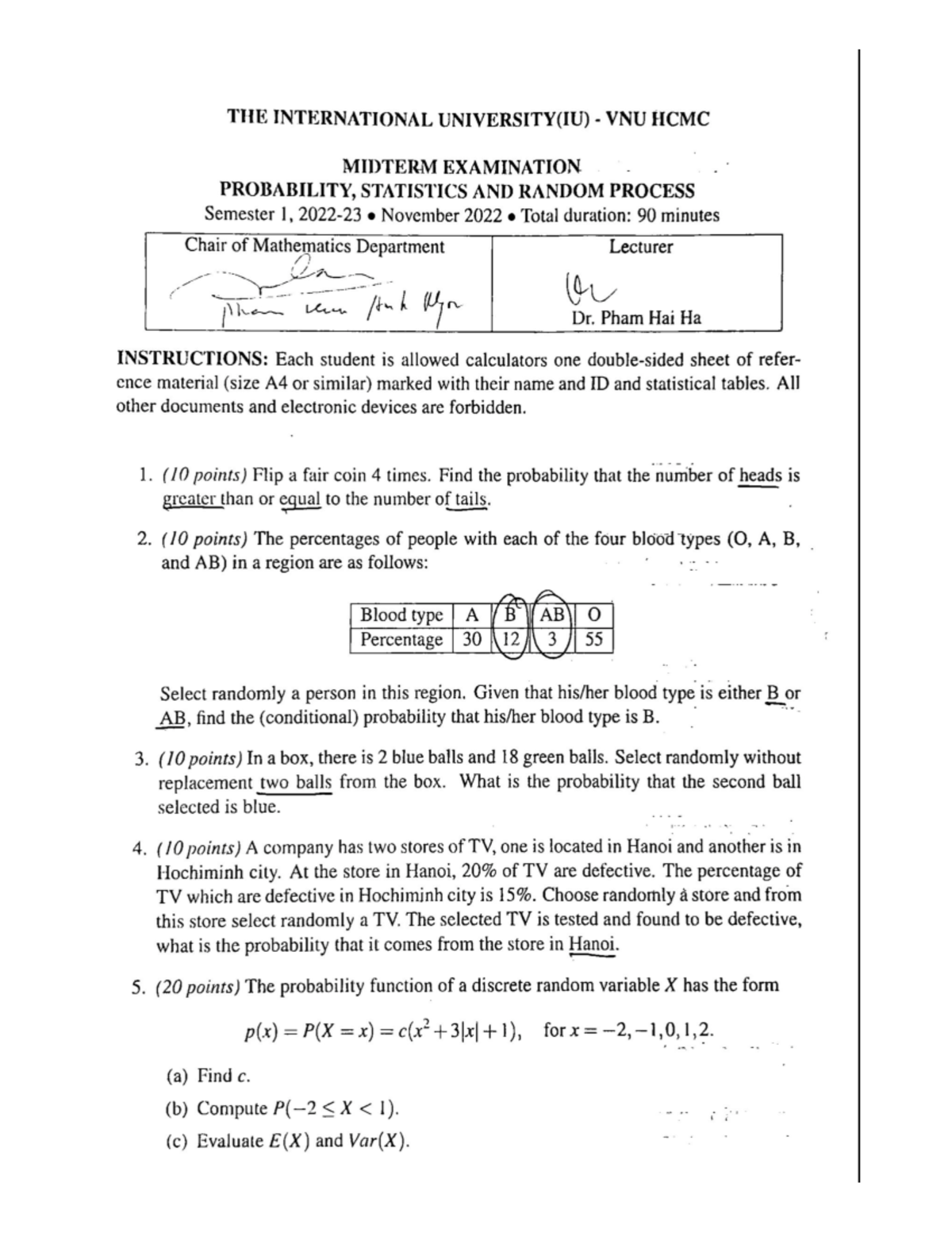 Midterm Nov 2022 - nooooooo - THE INTERNATIONAL UNIVERSITY(IU) VNU HCMC ...