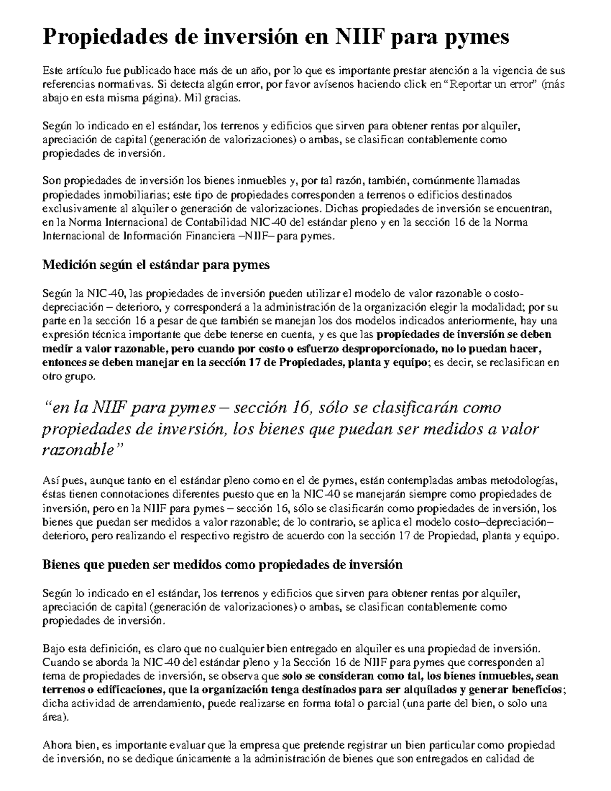 Propiedades-de-inversión-en-NIIF-para-pymes 1 - Propiedades de ...