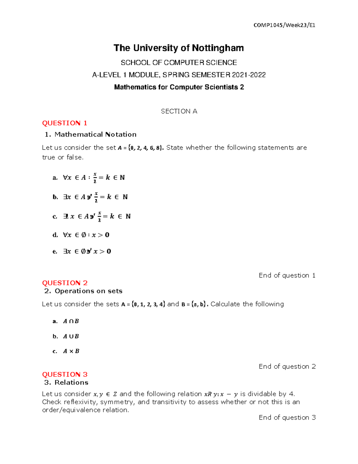 Tutorial 1 - Basic - Mathematical Notations, Operations on sets ...