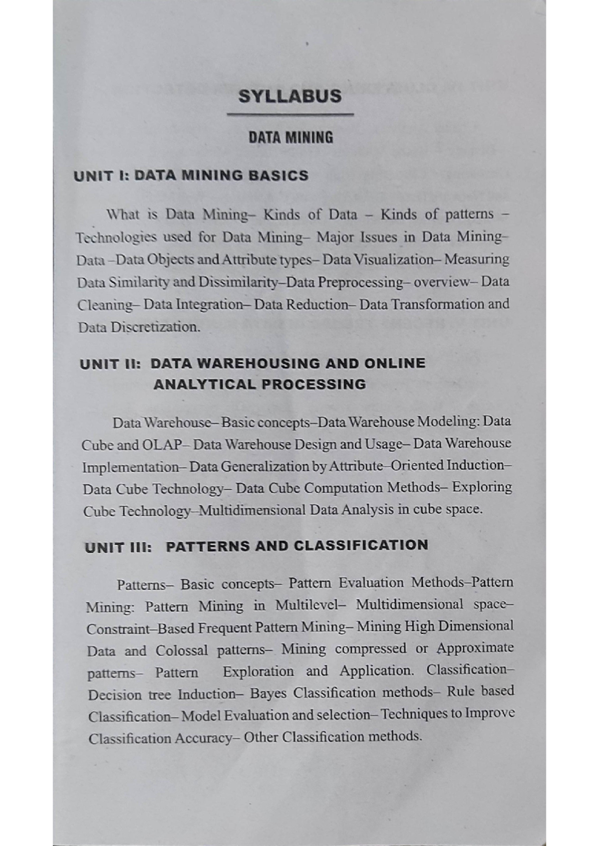 Data mining unit-1 - Bca(computer application) - Studocu