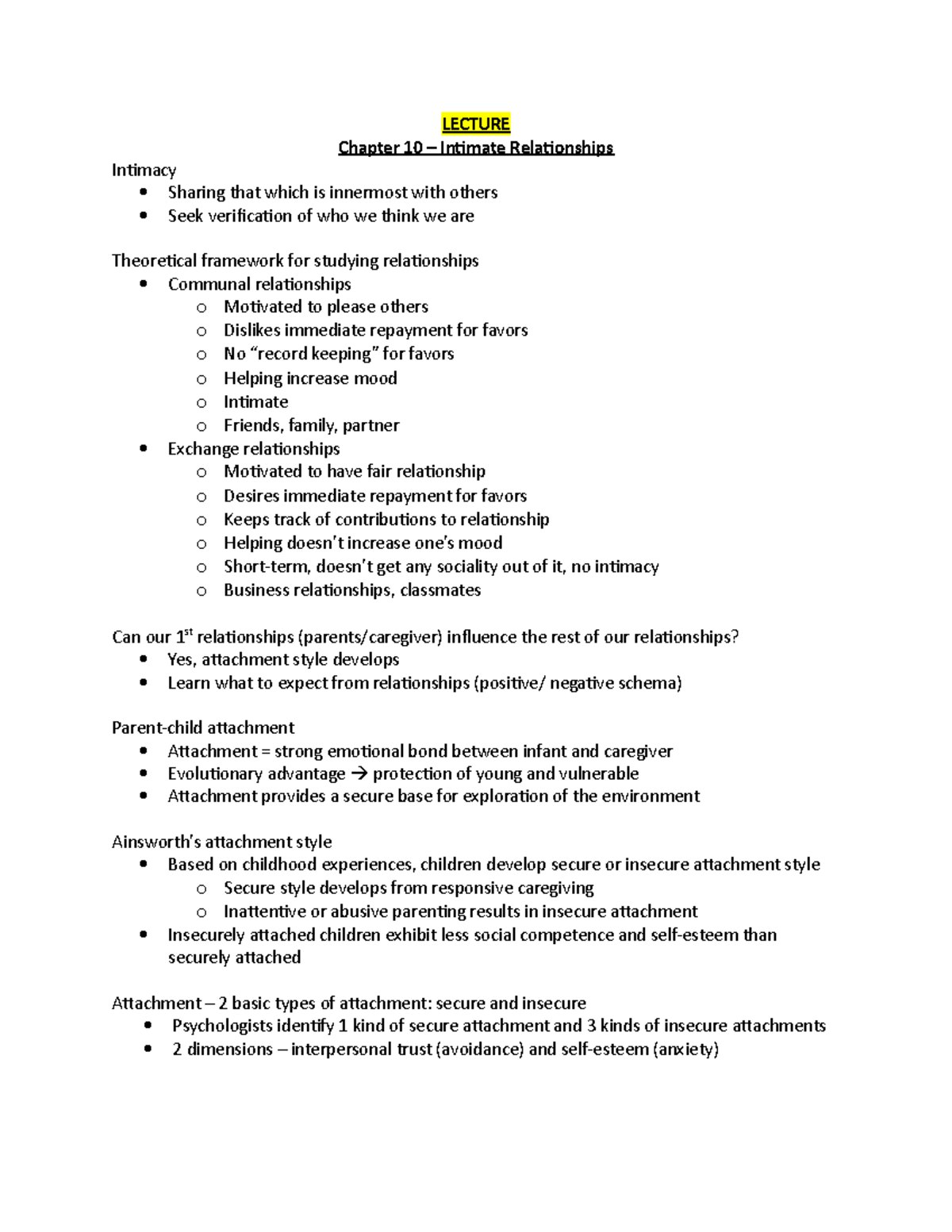 Social psych sg 4 - Unit 4 study guide with Debra Oswald. - LECTURE ...