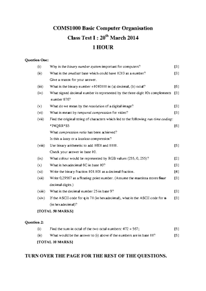 Chapter 1 - Pixels – changes light intensity, RGB and has a subtractive colour space that ...