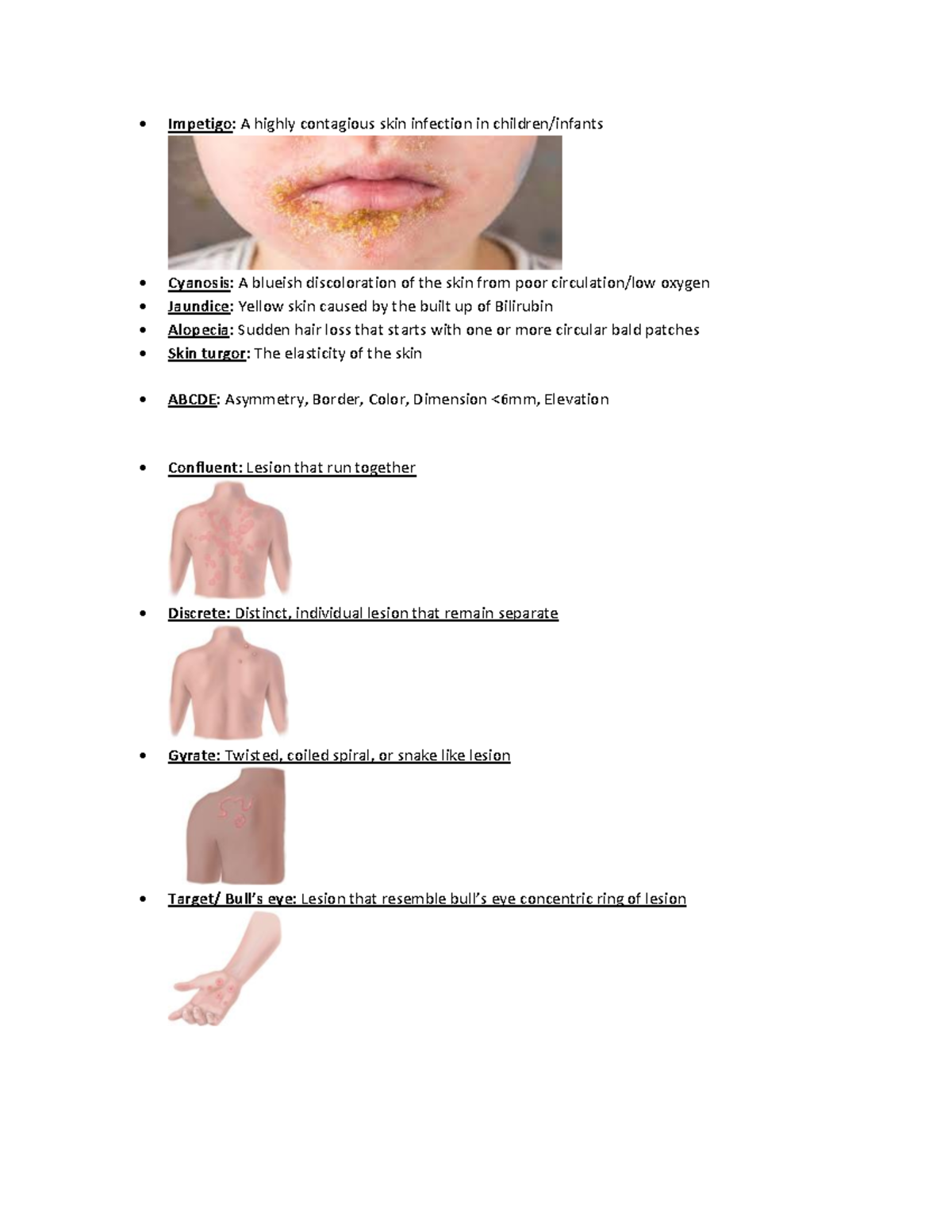 Skin head face and neck assessment activity - Impetigo : A highly ...